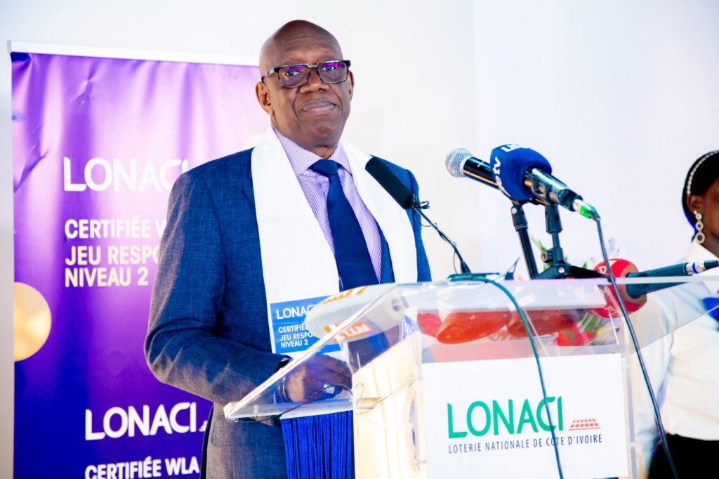 Jeu Responsable : la LONACI obtient la certification WLA Niveau 2 ...